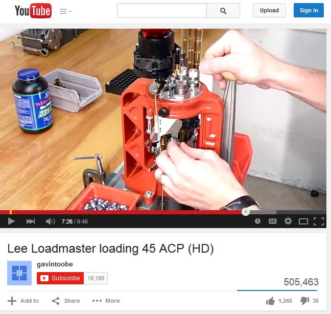 Lee Loadmaster Video Breaks New Record – Ultimate Reloader