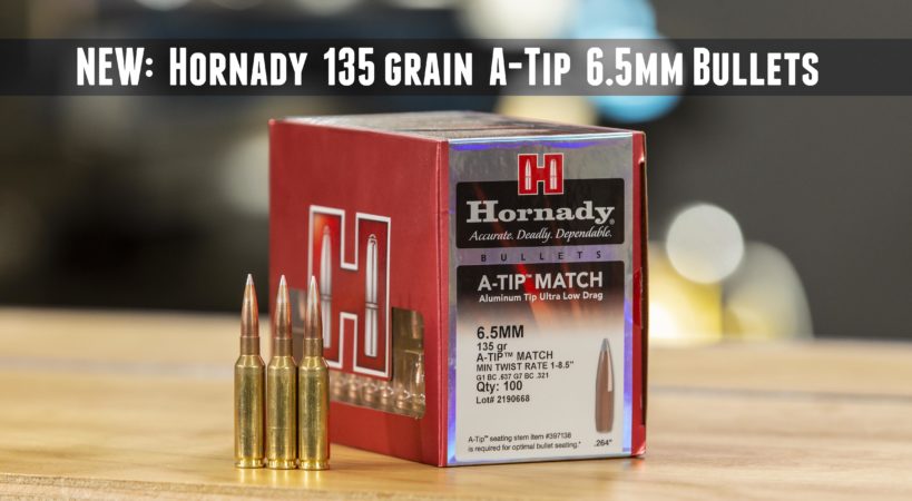 TESTED: NEW A-Tip 135 grain 6.5mm Bullets from Hornady – Ultimate Reloader