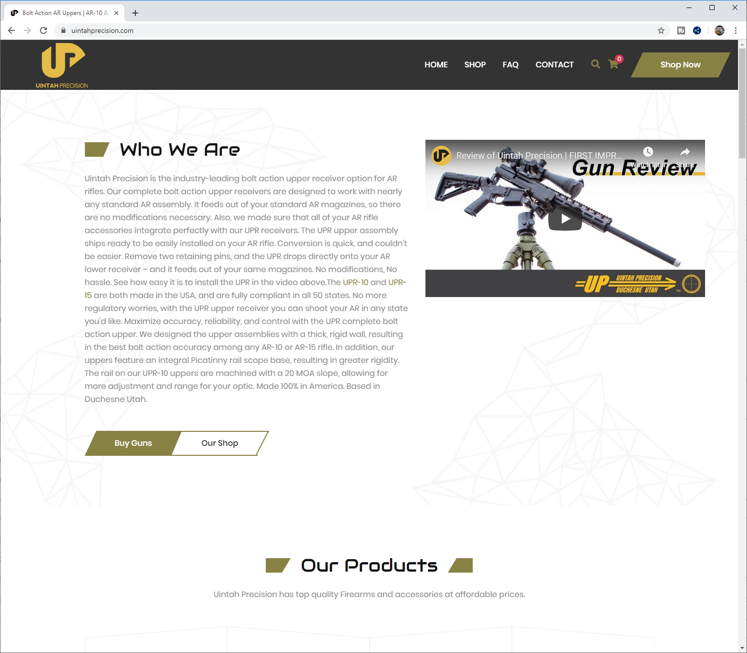 Uintah Precision Deal: Free Trigger and Free Shipping with Upper ...