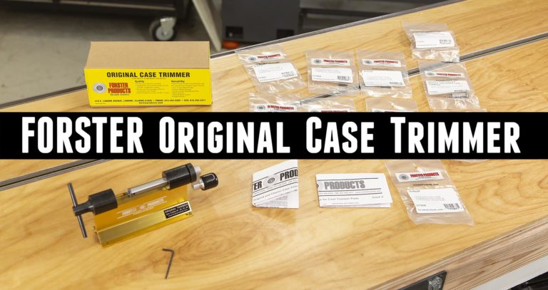 Forster Original Case Trimmer: Trimming and Neck Turning – Ultimate ...