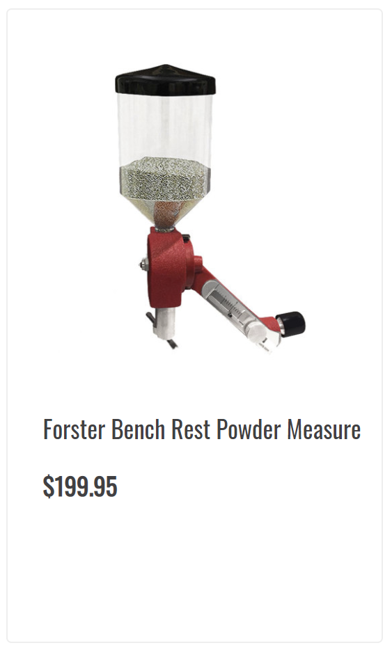 TESTED: Forster Bench Rest Powder Measure – Ultimate Reloader