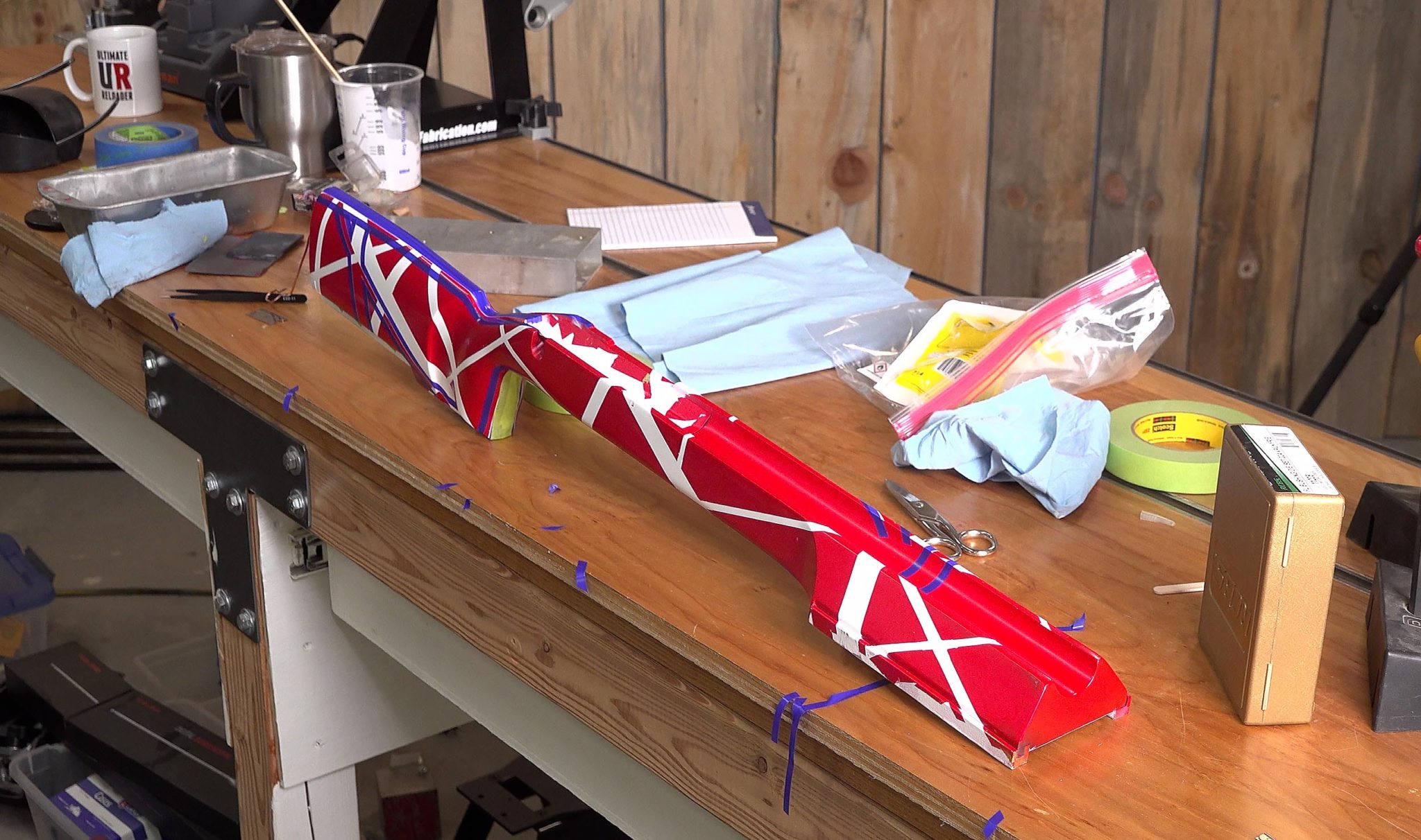 Eddie Van Halen Custom Rifle Paint Job (Tribute) – Ultimate Reloader