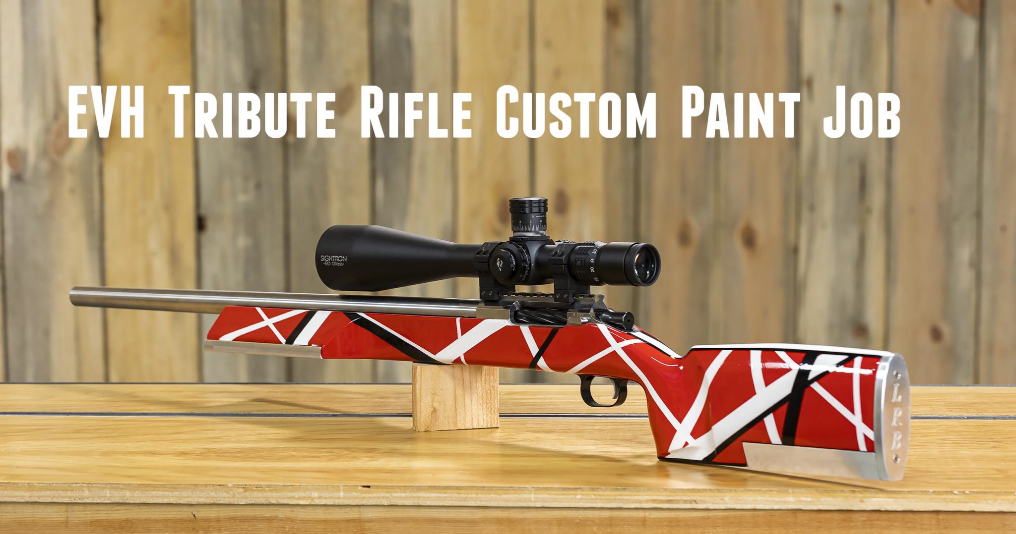 Eddie Van Halen Custom Rifle Paint Job (Tribute) – Ultimate Reloader