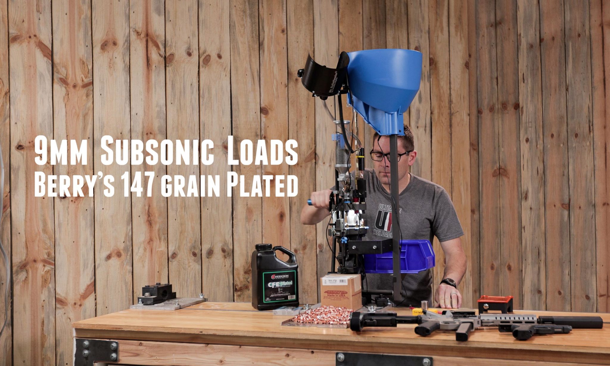 Subsonic 9mm with Berry’s 147gr Plated Bullets – Ultimate Reloader