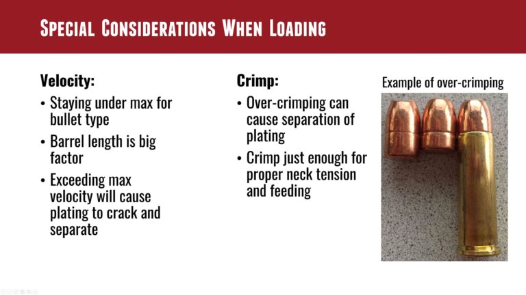 Plated vs Jacketed Bullets: Load Data and Considerations – Ultimate ...