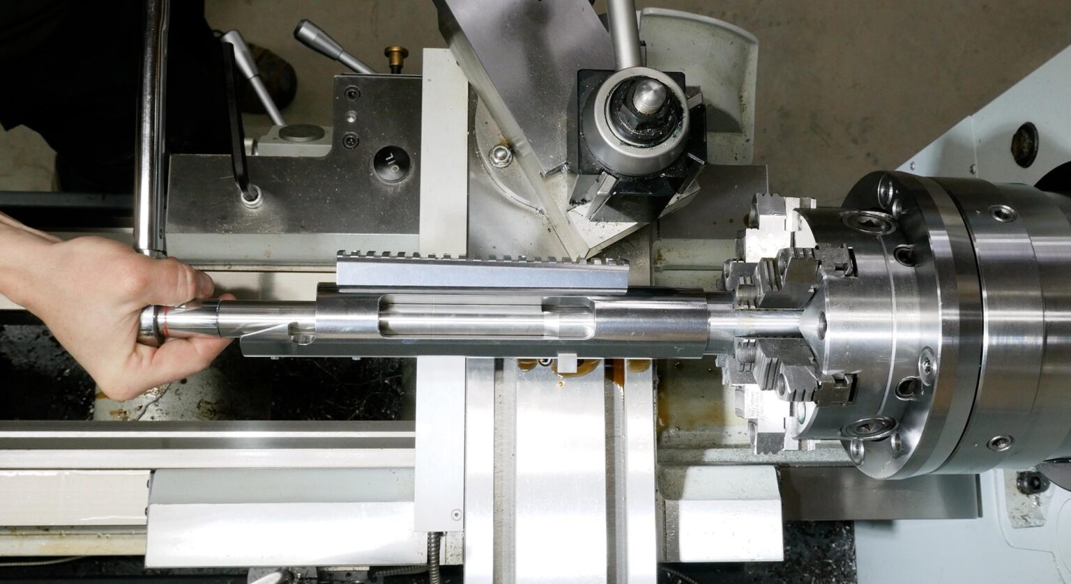 50 BMG Rifle Build: Barrel Work (Machining / Chambering) – Ultimate ...