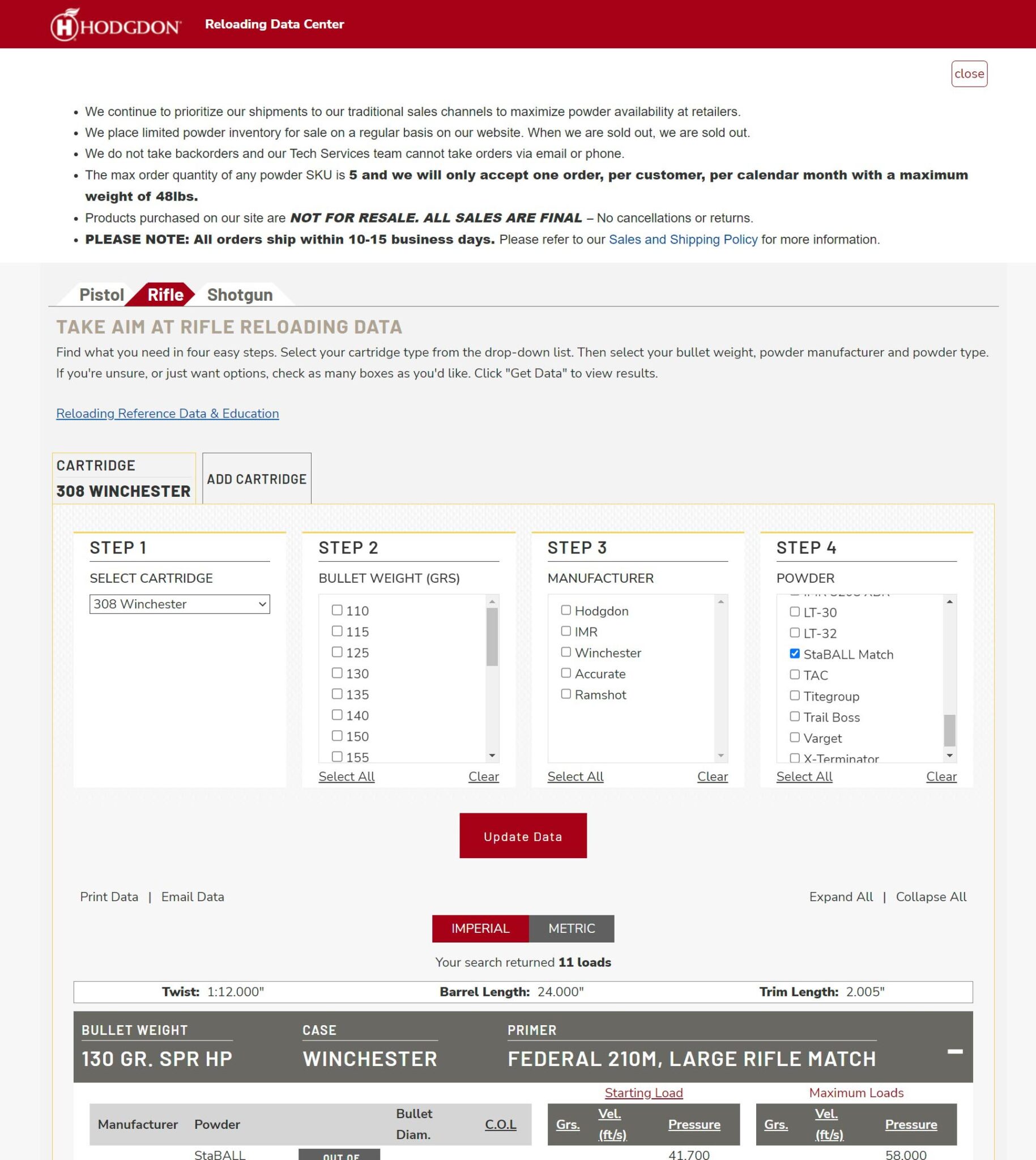 TESTED: Winchester StaBALL Match (Varget Speed Powder) – Ultimate Reloader