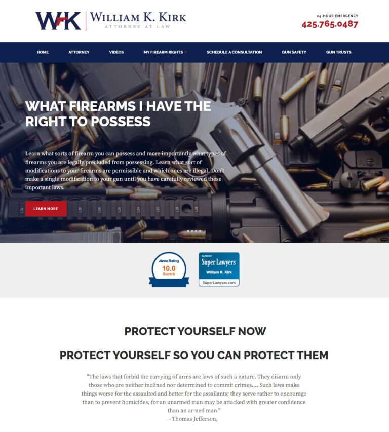 Three Legal Factors Every Gun Owner Should Know: William Kirk of ...