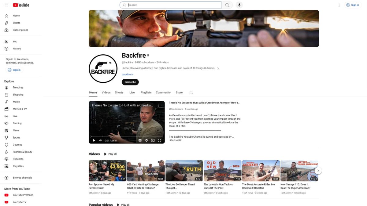 Backfire: What to Look for in a Rifle (Jim Harmer Interview) – Ultimate ...