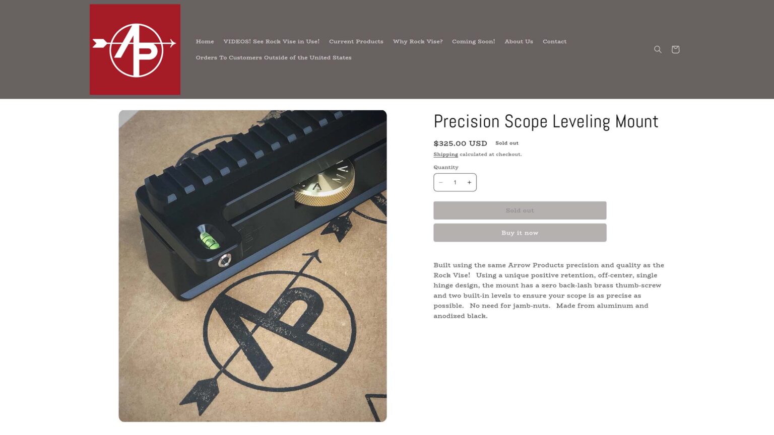 Arrow Products Precision Scope Level: An Elegant Mounting Solution ...
