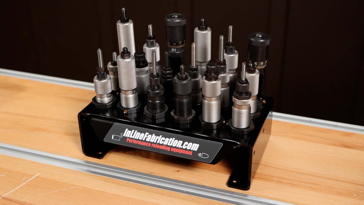 InLine Fabrication Case Eject System and Die Storage – Ultimate Reloader