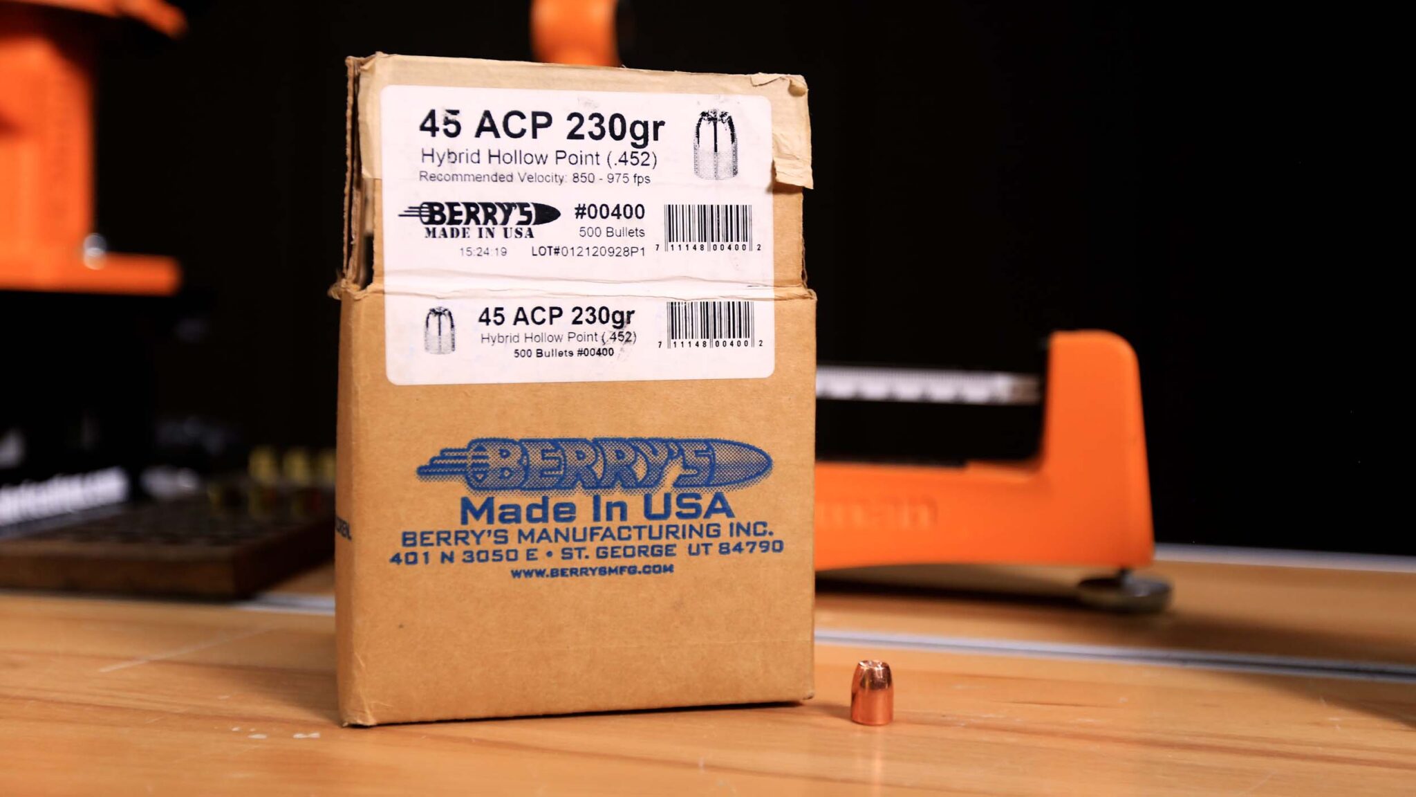 Berry’s 230 Grain HHP — High Performance Load for the .45 ACP – Ultimate Reloader