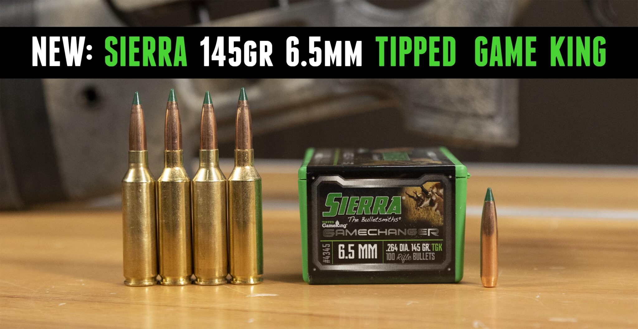 NEW: Sierra 145 Gr. 6.5mm Tipped GameKing – Ultimate Reloader