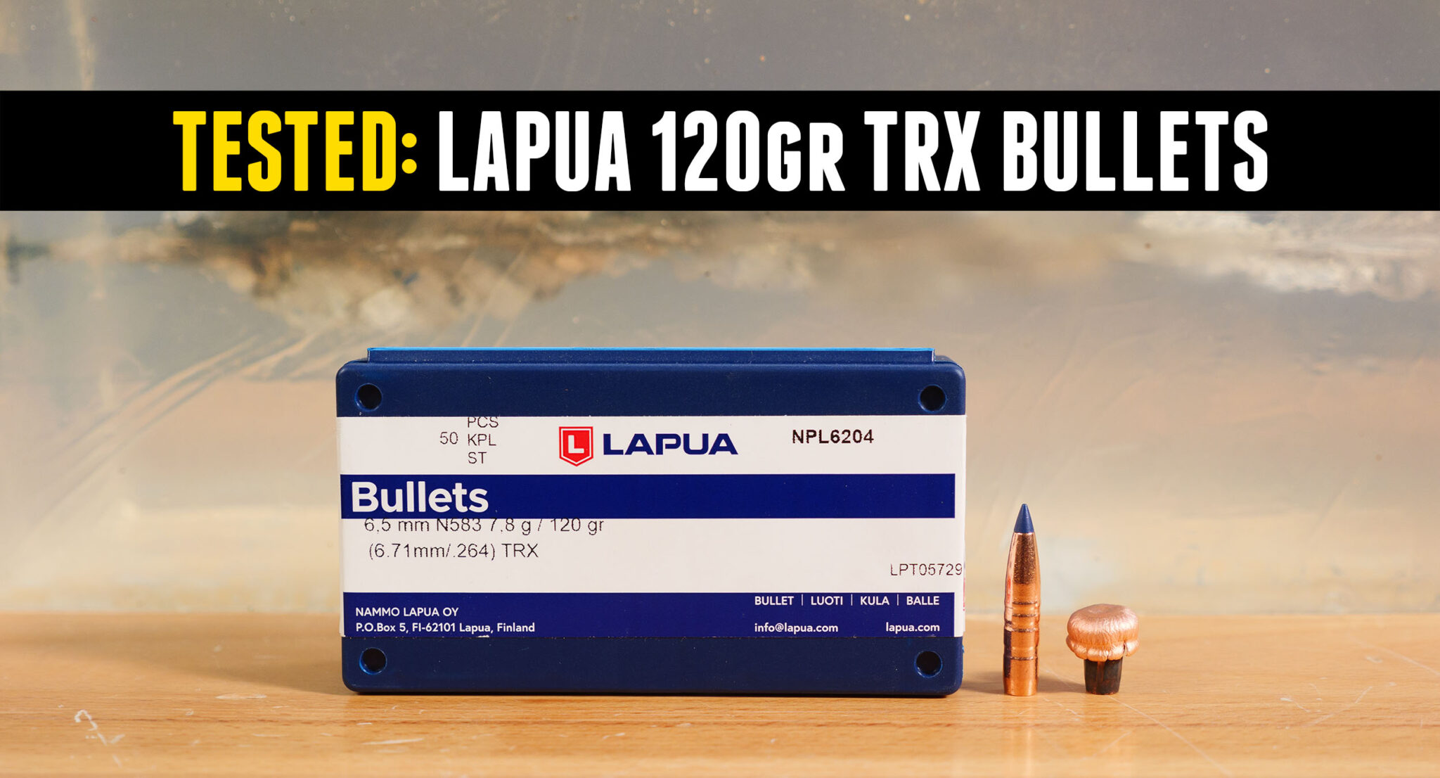 TESTED: NEW Lapua TRX Bullets – Ultimate Reloader