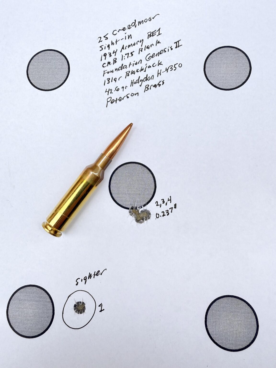 .25 Creedmoor Load Development with Peterson Brass – Ultimate Reloader