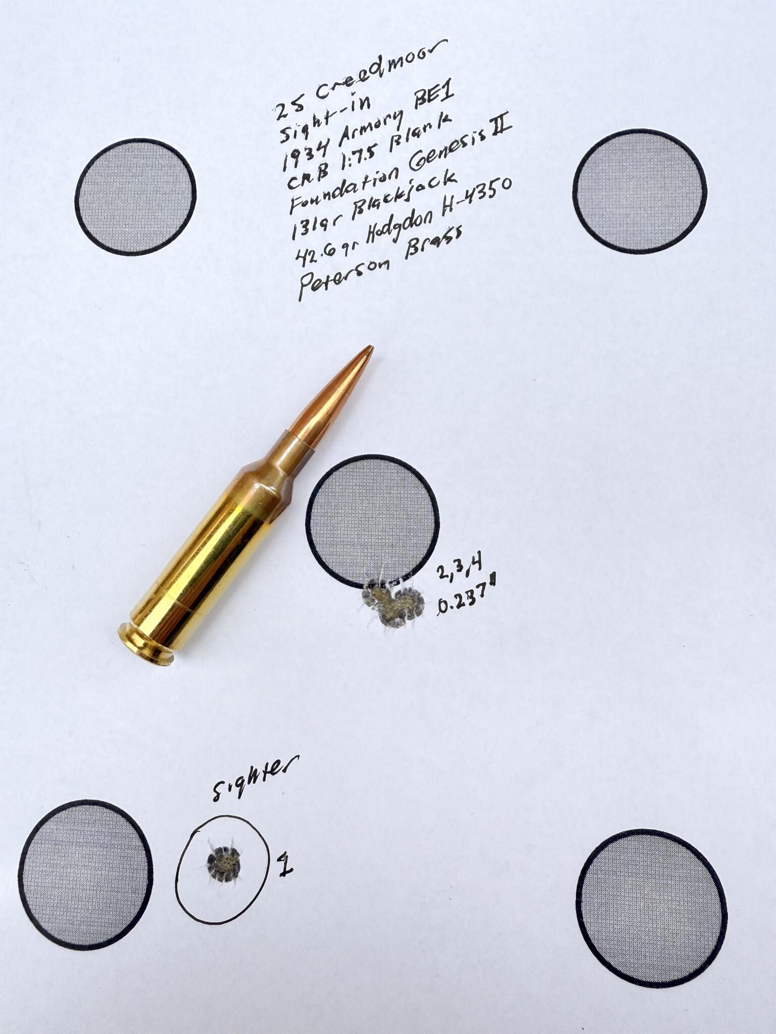 .25 Creedmoor Load Development with Peterson Brass – Ultimate Reloader