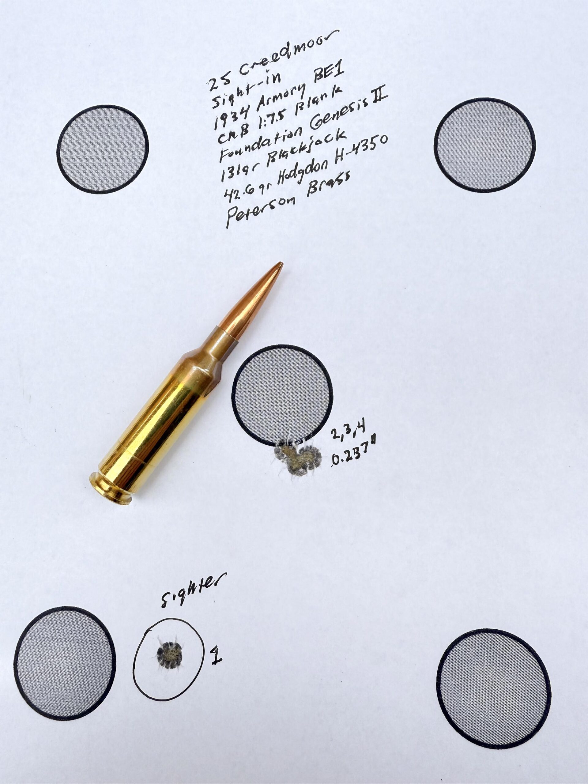 .25 Creedmoor Load Development with Peterson Brass – Ultimate Reloader