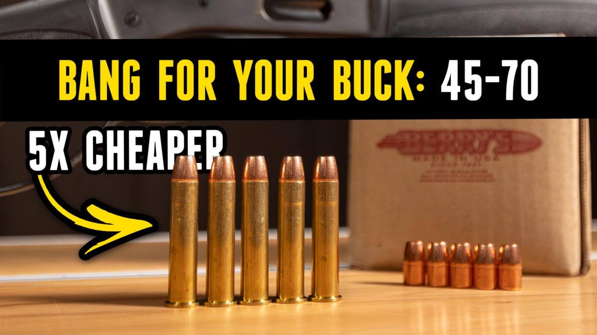 Bang for the Buck Subsonic 45-70 Loads with Berry’s 350-Grain Plated ...